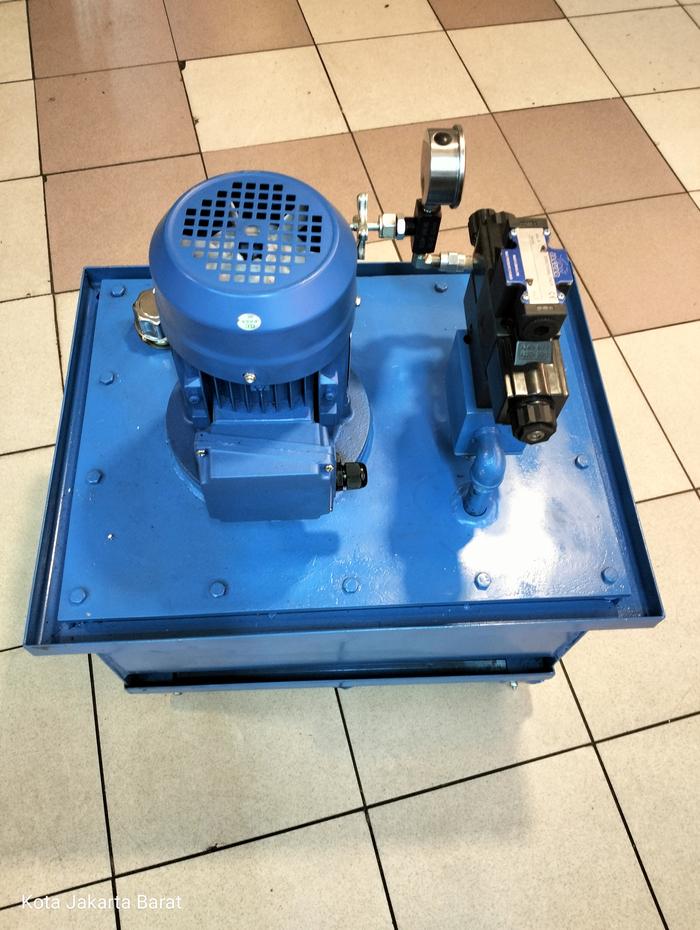 Jual HYDRAULIC POWER UNIT HPU 40 LITER 2 HP 1 PHASE ELECTRIC - 1 VALVES ...