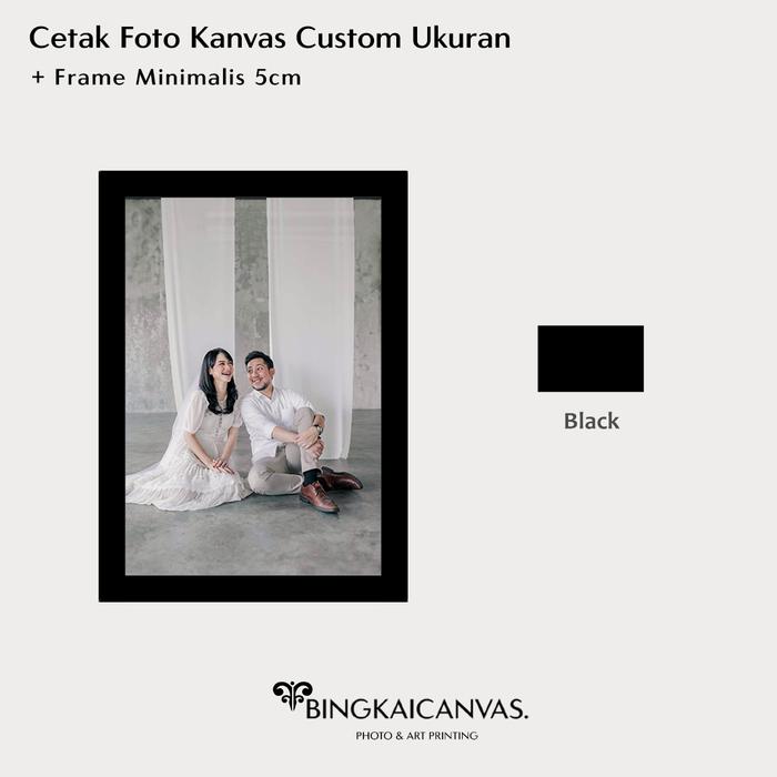 Jual Cetak Foto Bingkai Bingkaicanvas.id Frame Minimalis Rustic 5cm ...