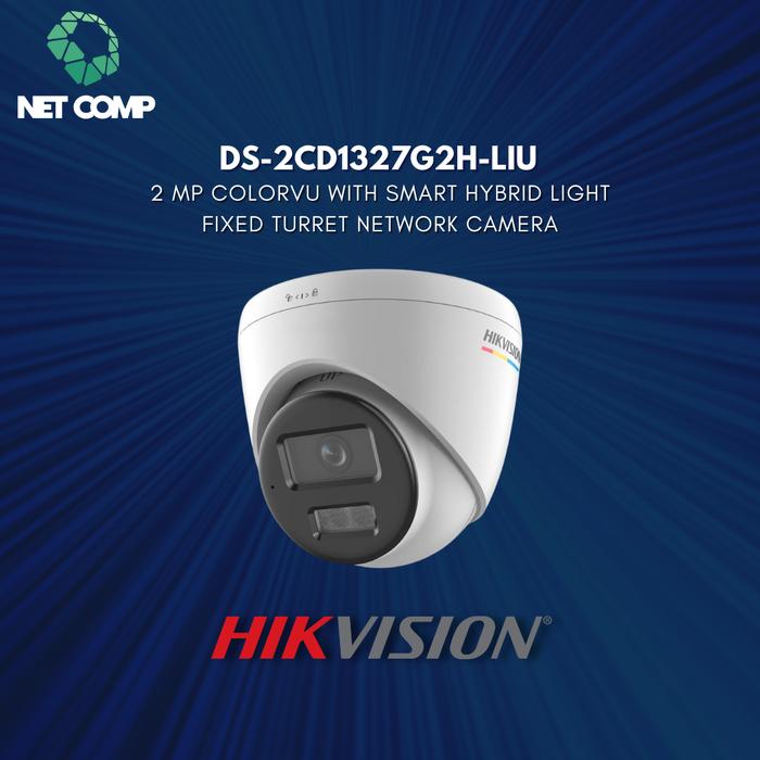 Jual DS-2CD1327G2H-LIU HIKVISION 2MP COLORVU HYBRID LIGHT TURRET IP CAMERA - Kota Surabaya ...