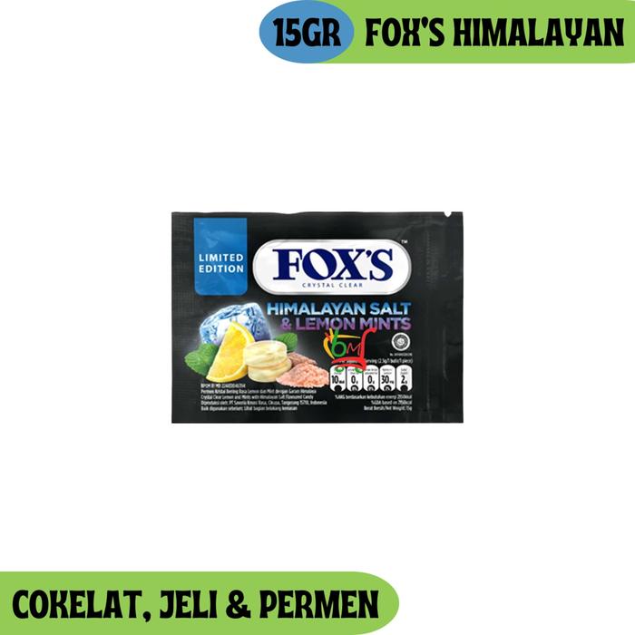 Jual Fox's Himalayan Salt & Lemon Mints Permen Kristal Bening Rasa ...