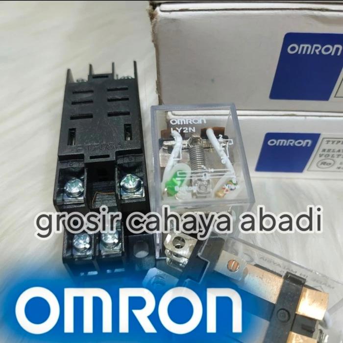 Jual Relay Omron original ly2n 24vdc 10a 8kaki+socket - Jakarta Barat - maha kekal electric ...