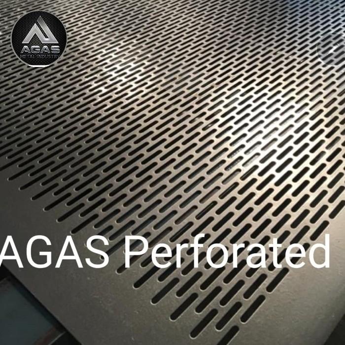 Jual Plat Lubang Besi Perforated Kapsul 5x30mm UK 120x240cm - Jakarta ...