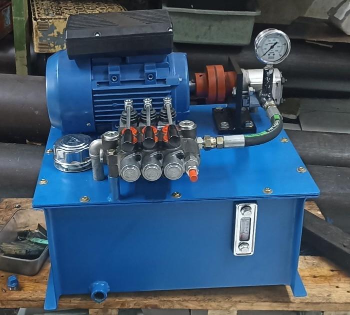 Jual HYDRAULIC POWER UNIT HPU 80 LITER 3 HP 1 PHASE MANUAL CONTROL - 3 ...