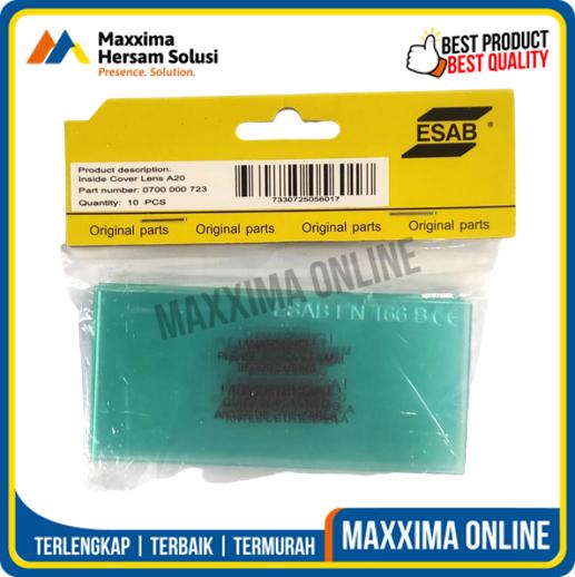 Jual ESAB Kaca Kedok Las Inside Cover Lens A20 Bening Chipping 97 x 44 mm - Kota Balikpapan ...
