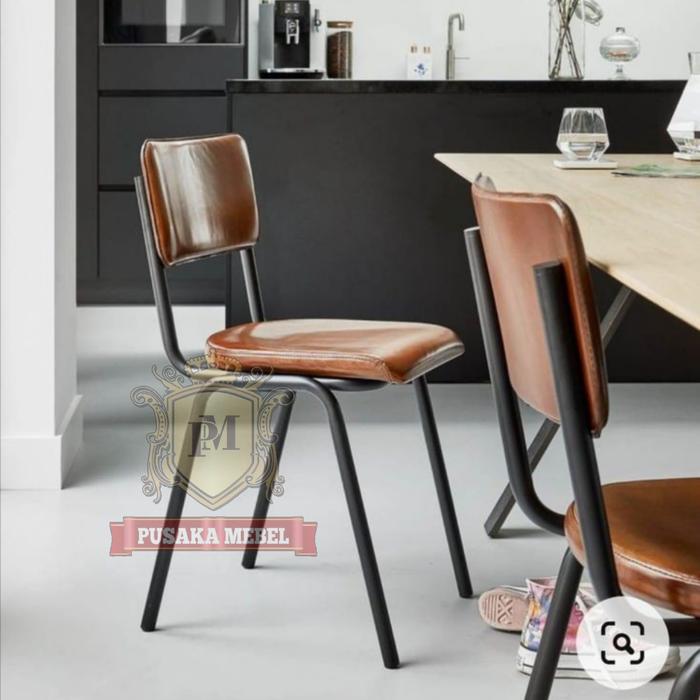 Jual kursi makan cafe besi custom, kursi makan cafe besi industrial ...