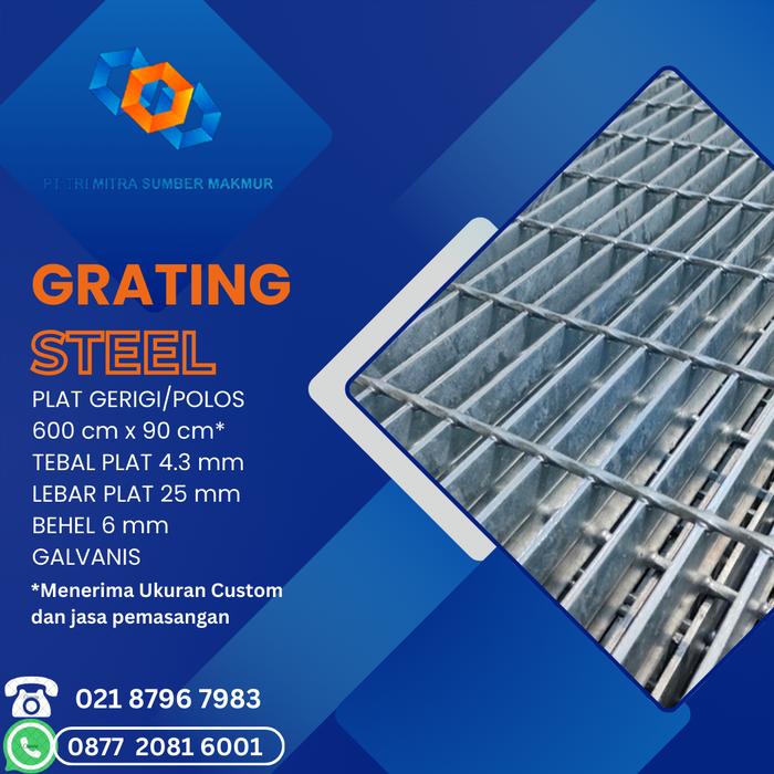 Jual STEEL GRATING GALVANIS STEEL GRATING GALVANIZ GRATING STEEL ...