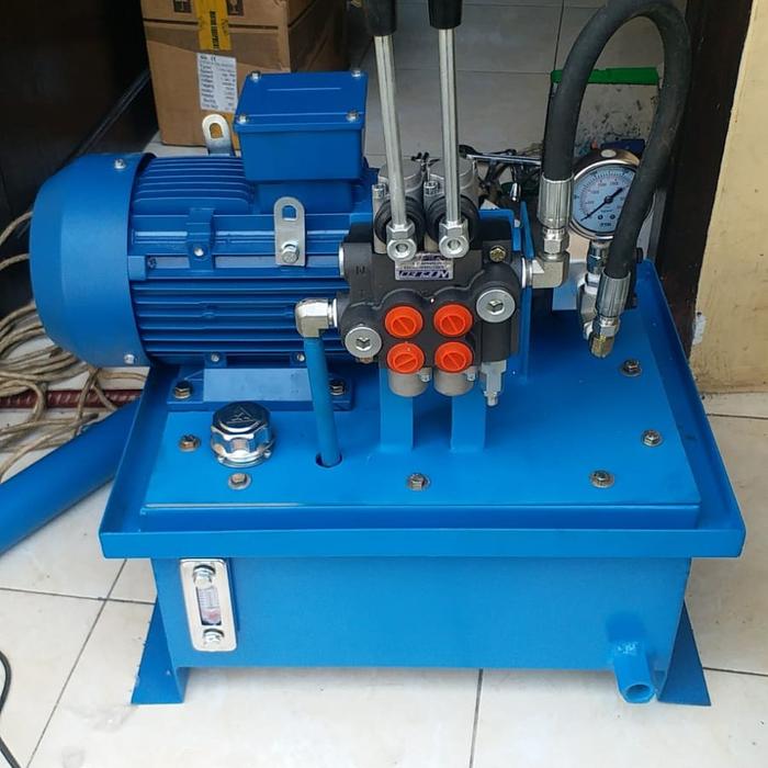 Jual HYDRAULIC POWER UNIT HPU 80 LITER 3 HP 1 PHASE MANUAL CONTROL - 2 ...