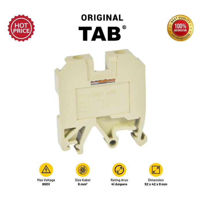 Promo Terminal Blok Kabel SAK 6 TAB Model Weidmuller - Kabel Terminal ...
