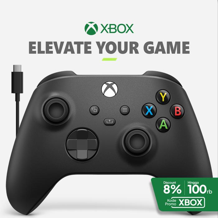 Promo Xbox Wireless Controller + USB-C Cable Cicil 0% 3x - Jakarta Utara - Microsoft Authorized ...