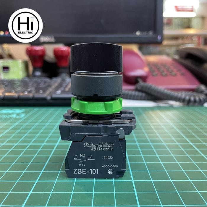 Jual Schneider XB5AD53 Selector Switch 3 Posisi ON OFF ON Spring Return ...