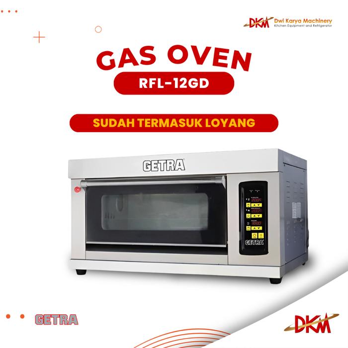 Jual Gas Baking Oven Digital Getra RFL-12GD / RFL 12GD Oven 1 deck 2 ...