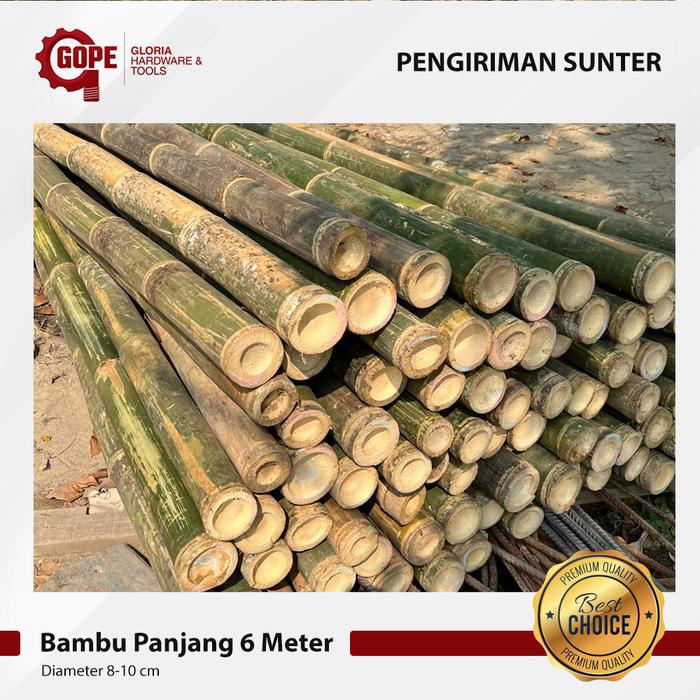 Jual Bambu Ukuran Besar Untuk Konstruksi Bangunan Rangka Steger Panjang ...