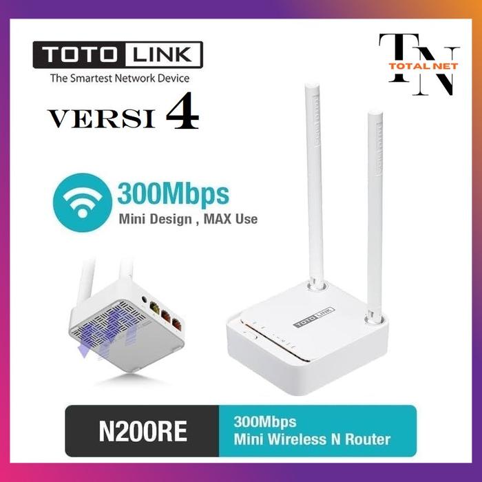 Jual Totolink N200RE V4 Router Wireless 300Mbps Garansi Resmi 3Tahun ...