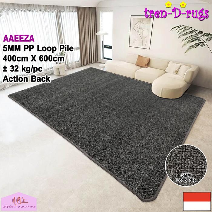 Promo Tren-D-rugs karpet jumbo besar permadani polos alas lantai ruang ...