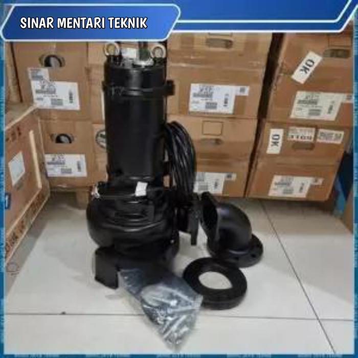 Jual Pompa Tsurumi 100B43.7-E1 3Phase 380-415V OUT 4 Inch + elbow ...
