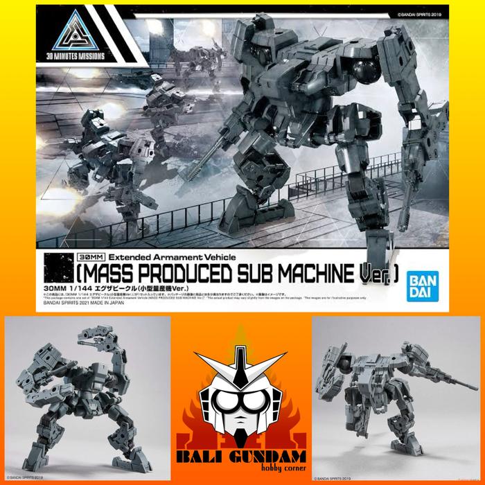 Jual 30MM 1/144 EXTENDED ARMAMENT VEHICLE MASS PRODUCED SUB MACHINE VER ...