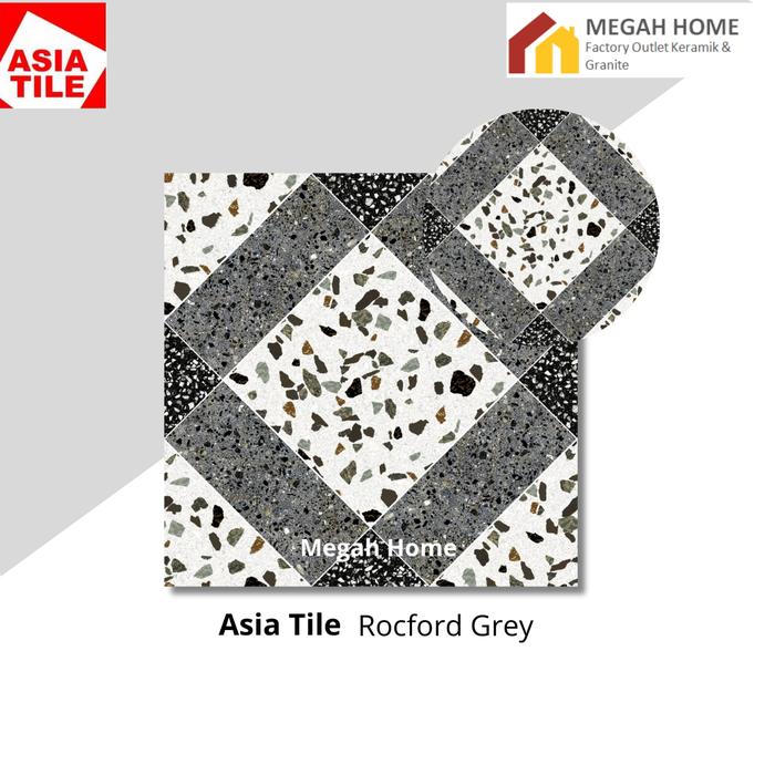 Promo Keramik Lantai Asia Tile 25x25 RockFord Grey - Kab. Tangerang ...