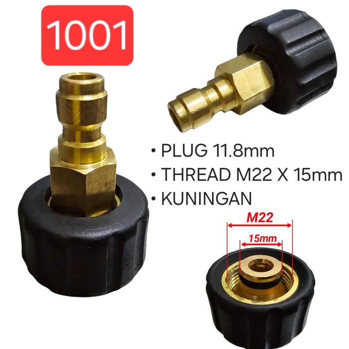 Jual COUPLER JET CLEANER KUNINGAN KOPLER QUICK COUPLING SAMBUNGAN STEAM ...