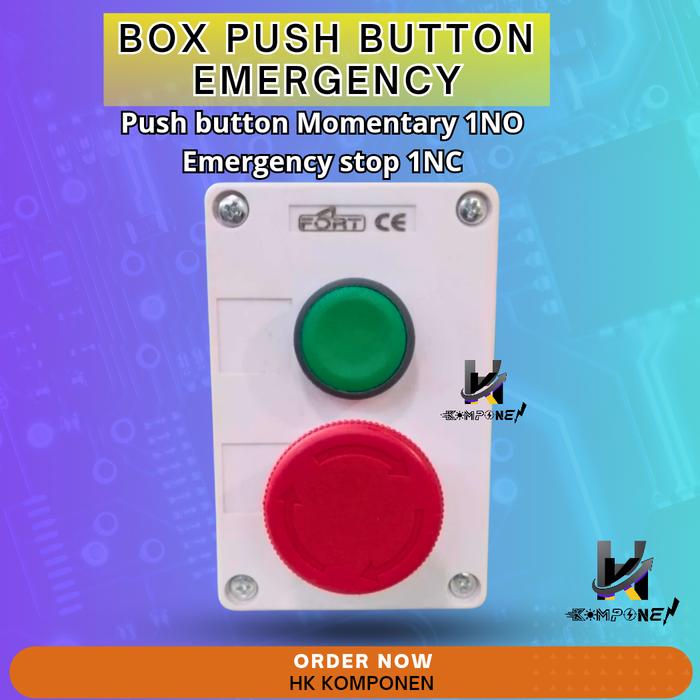 Jual BOX PUSH BUTTON STAR 22MM & EMERGENCY STOP 22MM - Jakarta Barat ...