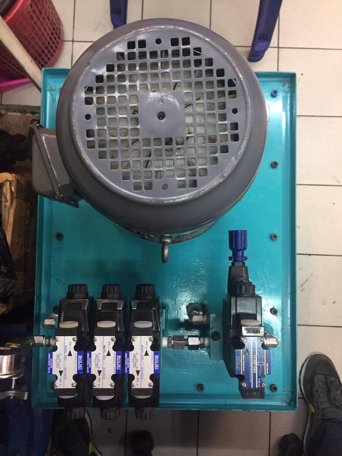 Jual HYDRAULIC POWER UNIT HPU 20 LITER 1 HP 1 PHASE ELECTRIC - 3 VALVES ...