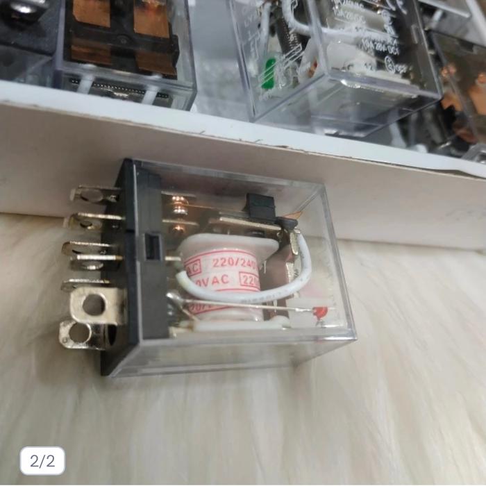 Jual relay Omron original ly2n 12vdc,24vdc,220vac plus socket/relay ...