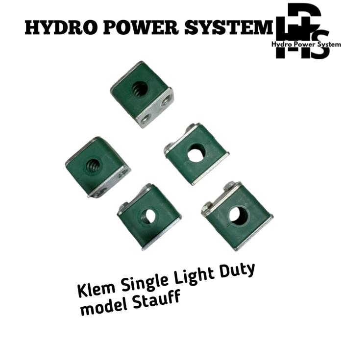 Jual Klem Pipa 18mm single klem Light Duty/ Klem Pipa Tubing 18mm ...