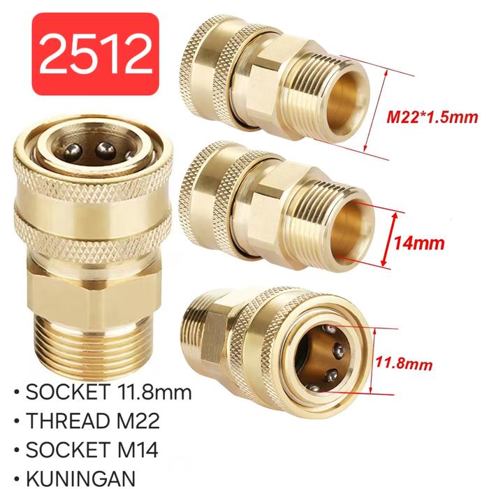 Jual COUPLER JET CLEANER KUNINGAN KOPLER QUICK COUPLING SAMBUNGAN STEAM ...