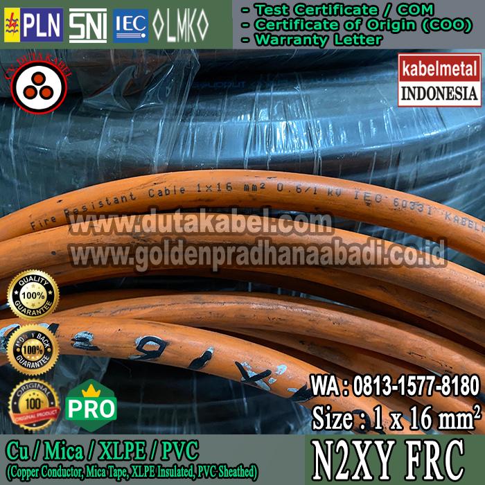 Jual Kabel N2XY FRC 1x16 mm2 METAL /1 x 16 mm2/1x16mm2/1x16 mm/1x16mm - Kab. Bekasi - CV. DUTA ...