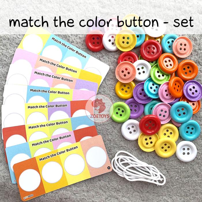 Jual Zoetoys Match The Color Button | Paket Aktivitas Bermain Mengenal ...