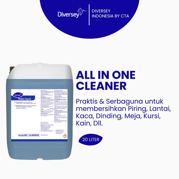 Promo Diversey Nobla Liquid (20 Liter) - Multi Purpose Cleaner 20L ...
