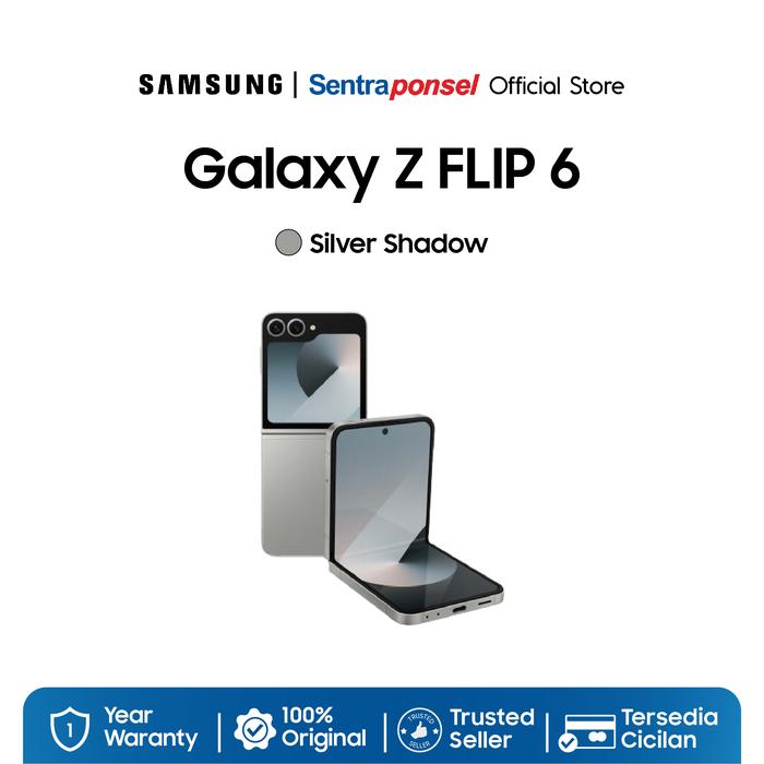 Promo Samsung Galaxy Z Flip 6 5G - Garansi Resmi - Silver Shadow, 12GB ...
