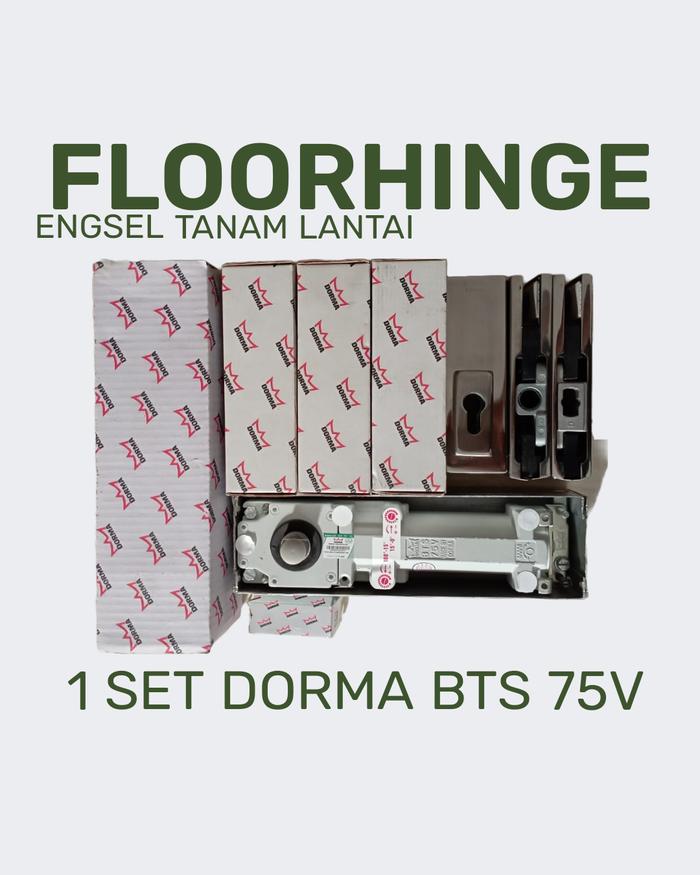 Jual Floor hinge Dorma Bts 75 V 1 Set Lengkap PT 10, PT 20, US 10 ...