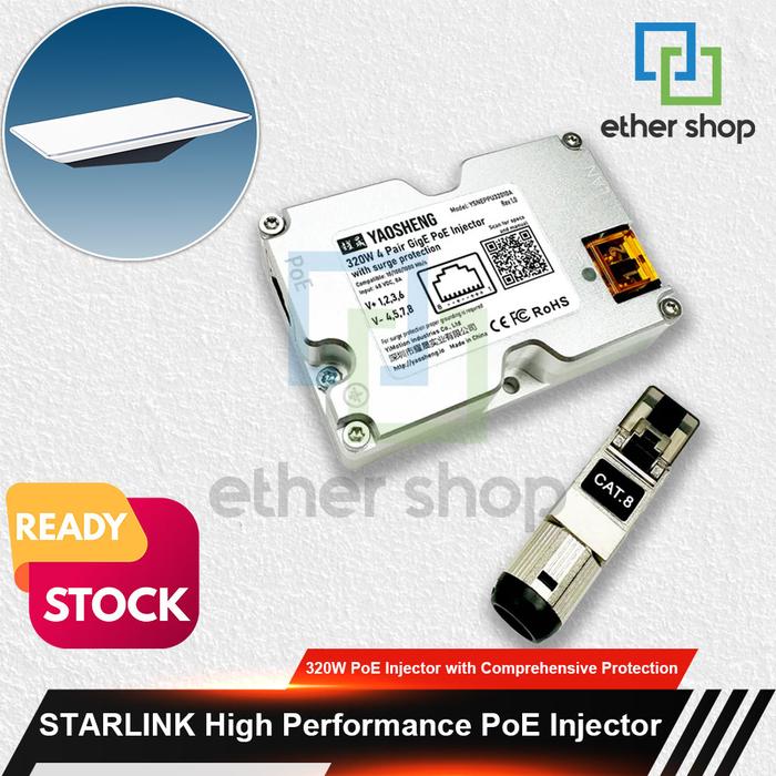 Promo Yaosheng 320W PoE Injector with Comprehensive Protection for ...
