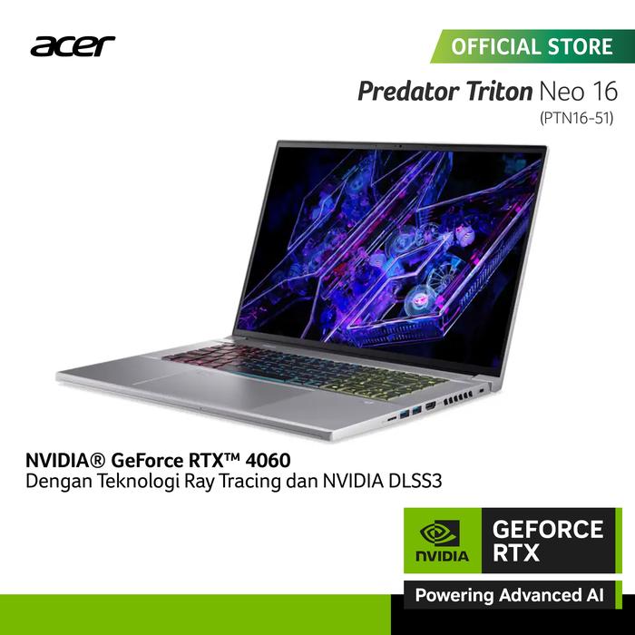 Promo Acer Predator Triton Neo 16 PTN16-51-98BM Intel Core Ultra 9 185H ...