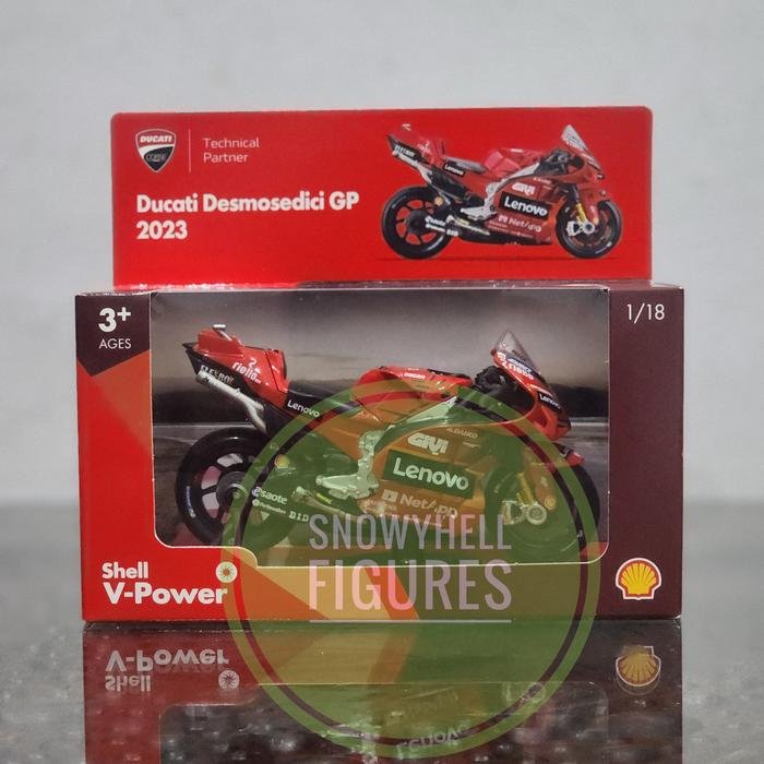 Jual diecast shell ducati panigale v4 s corse skala 1/18 v-power ...