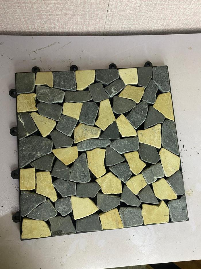 Jual Decking Tile Batu Alam Abstrak Mix - Batu Alam Asli - Lantai ...