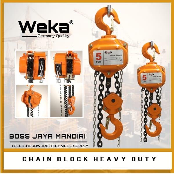 Jual CHAIN BLOCK 5 TON X 5 METER WEKA GERMANY - Jakarta Barat - BOSS ...