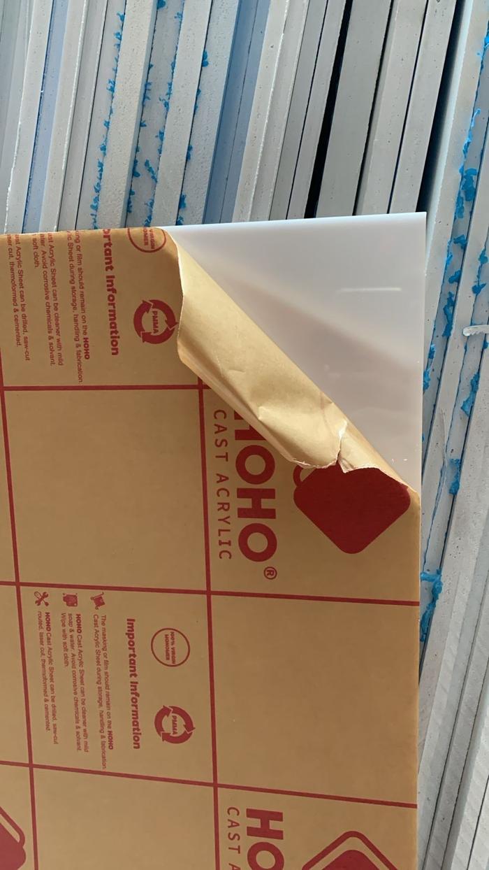 Jual Acrylic Sheet / Akrilik Lembaran susu 3mm merek HOHO (122x244 ...