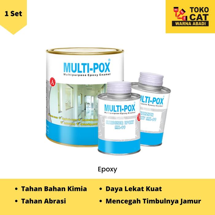 Jual CAT EPOXY PROPAN MULTIPOX MX-99 WARNA 1 LITER SET - BLACK - Kota ...
