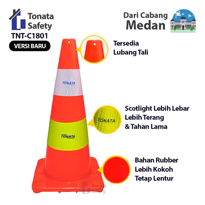 Promo Safety Traffic Cone / Kerucut Lalu Lintas Tonata 1.8 Kg 1,8 Kg ...