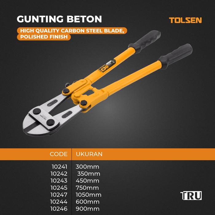 Jual Gunting Besi Beton Rantai / Bolt Cutter Clipper Polished Jaws 12 ...