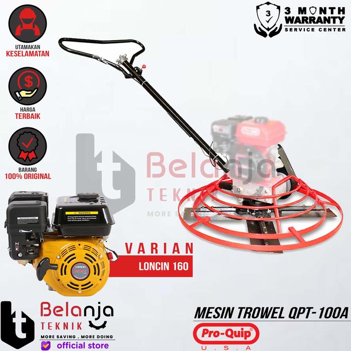 Jual Proquip Mesin Trowel Semen QPT-100A Alat Perata Cor Beton QPT100A ...