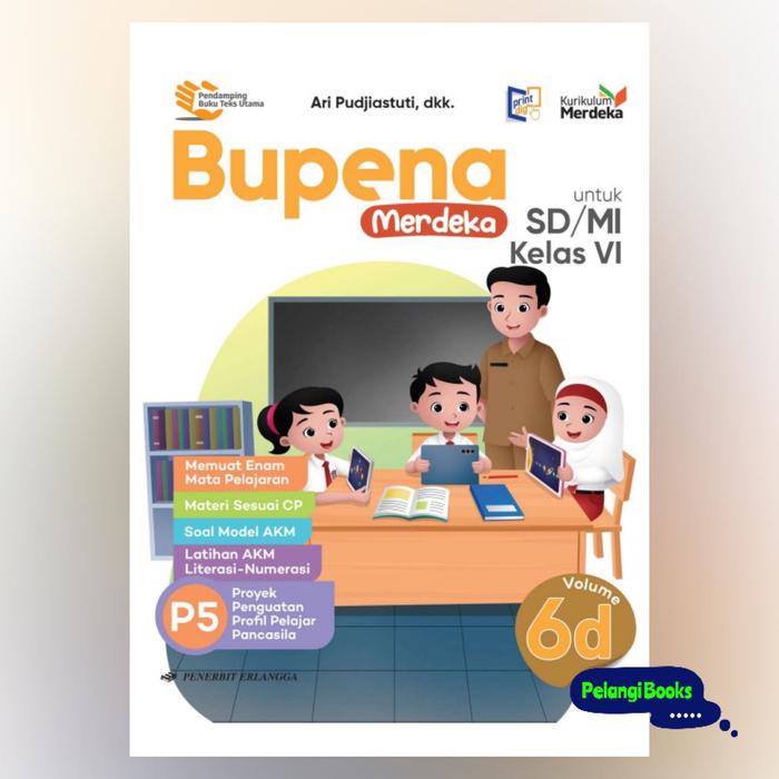 Jual BUKU BUPENA 6A 6B 6C 6D SD/MI KELAS 6 KURIKULUM MERDEKA - BUPENA 6D - Jakarta Timur ...