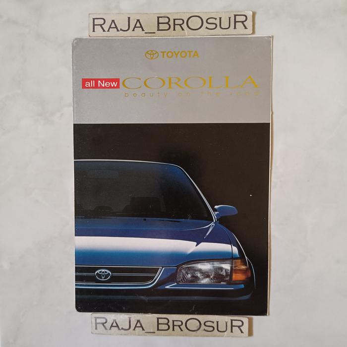 Jual Poster brosur katalog leaflet jadul lawas Toyota All New Corolla ...