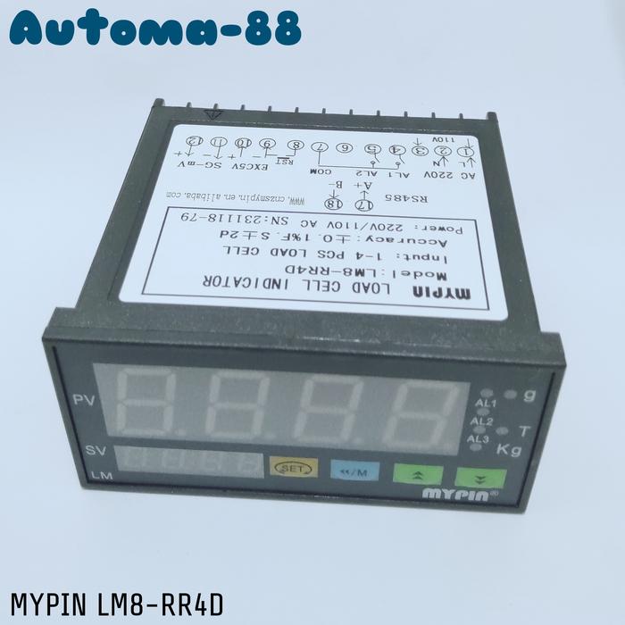Jual MYPIN LM8-RR4D Digital Load Cell Loadcell Controller Serial RS-485 - Kab. Bekasi - Automa ...