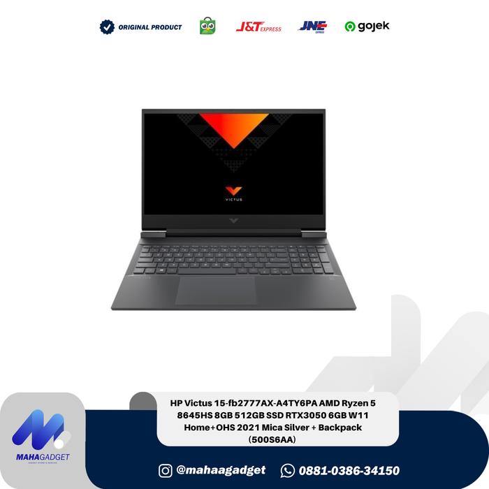 Jual HP Victus 15-fb2777AX-A4TY6PA AMD Ryzen 5 8645HS 8GB 512GB SSD ...