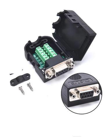 Jual DB9 Male Adapter to Screw Connector RS232 to RXD TXD GND 235 ...