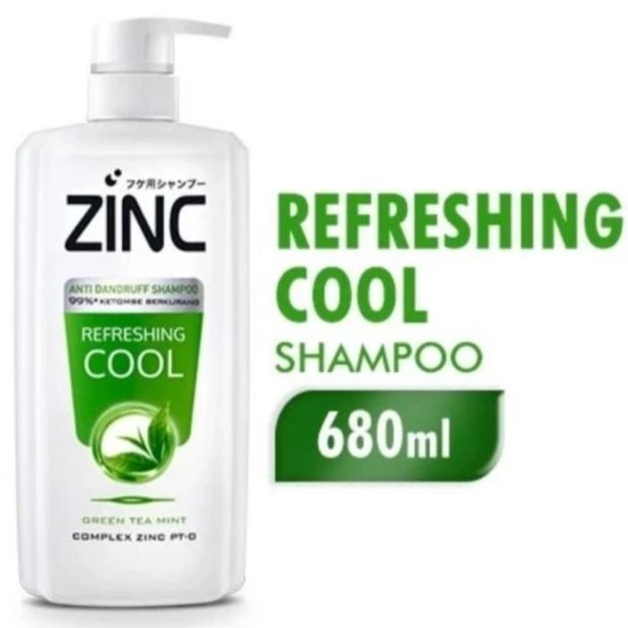 Jual ZINC ACTIVE FRESH LEMON ANTI DANDRUFF SHAMPOO SAMPO KETOMBE 680 ML ...