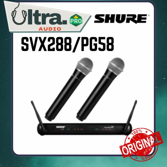 Jual Shure SVX288/PG58 / SVX288PG58 Microphone Transmitters ORIGINAL ...