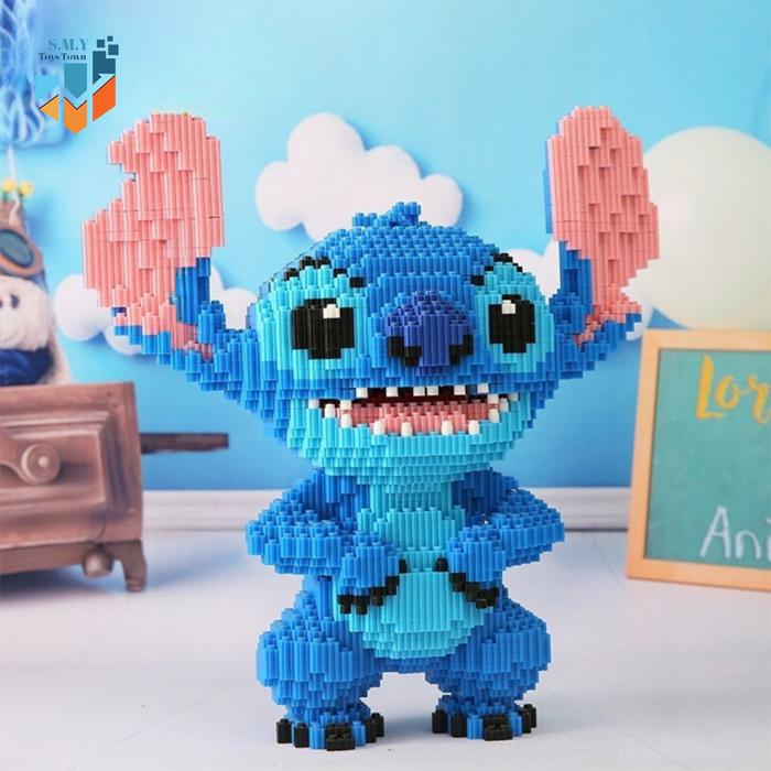 Promo SMY Nano Block Lilo Stitch Medium Bricks Education/ Mainan Balok ...